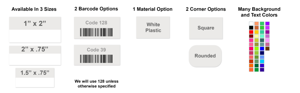 Asset Tags for Equipment | Polyester Asset Tag | Name That Computer